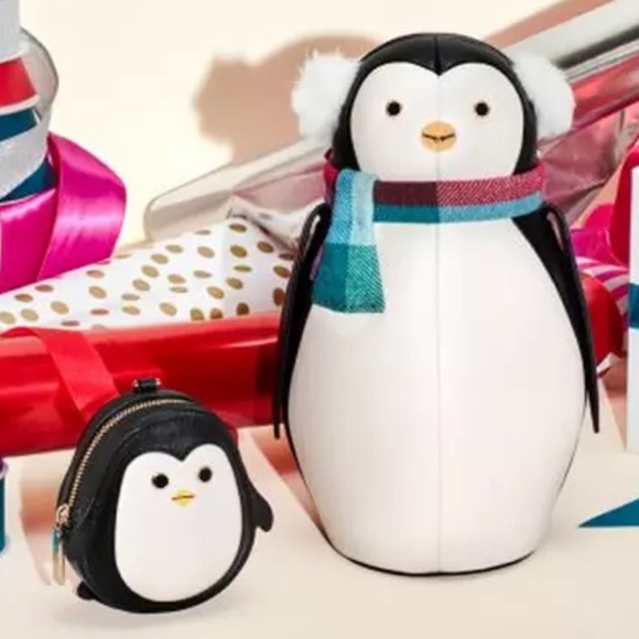 kate spade | Bags | Kate Spade Morty Penguin Pebbled Leather Crossbody ...